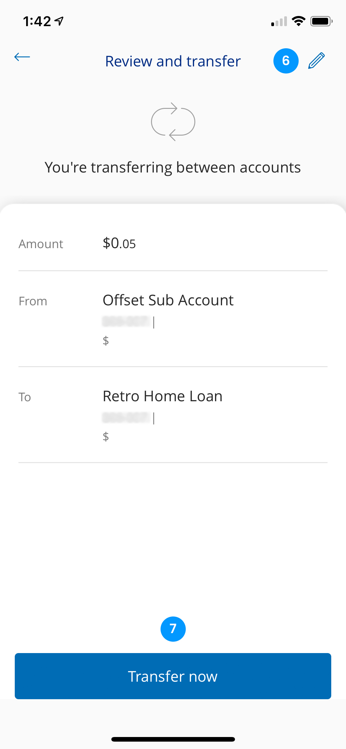 Retro App – Transfers - AFG Home Loans