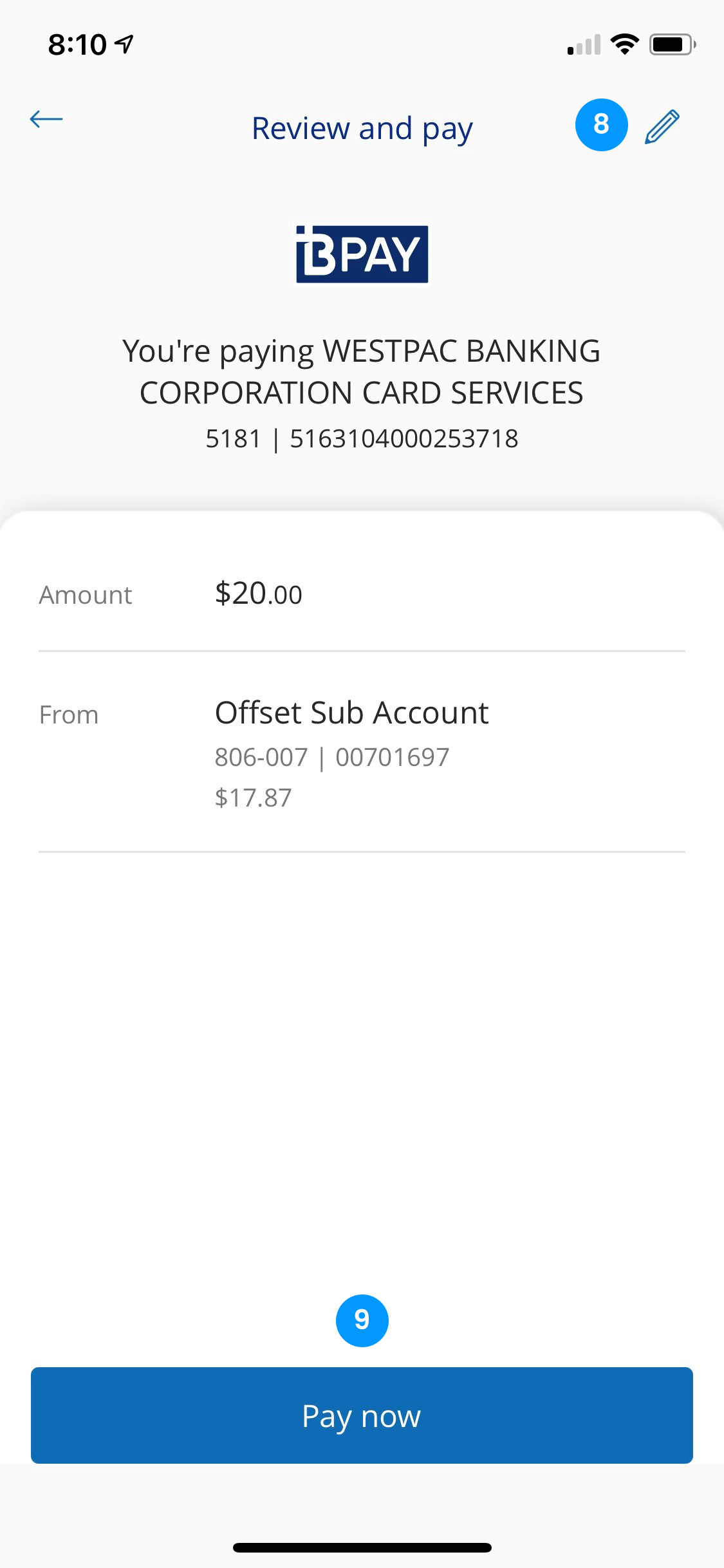Retro App – BPAY - AFG Home Loans