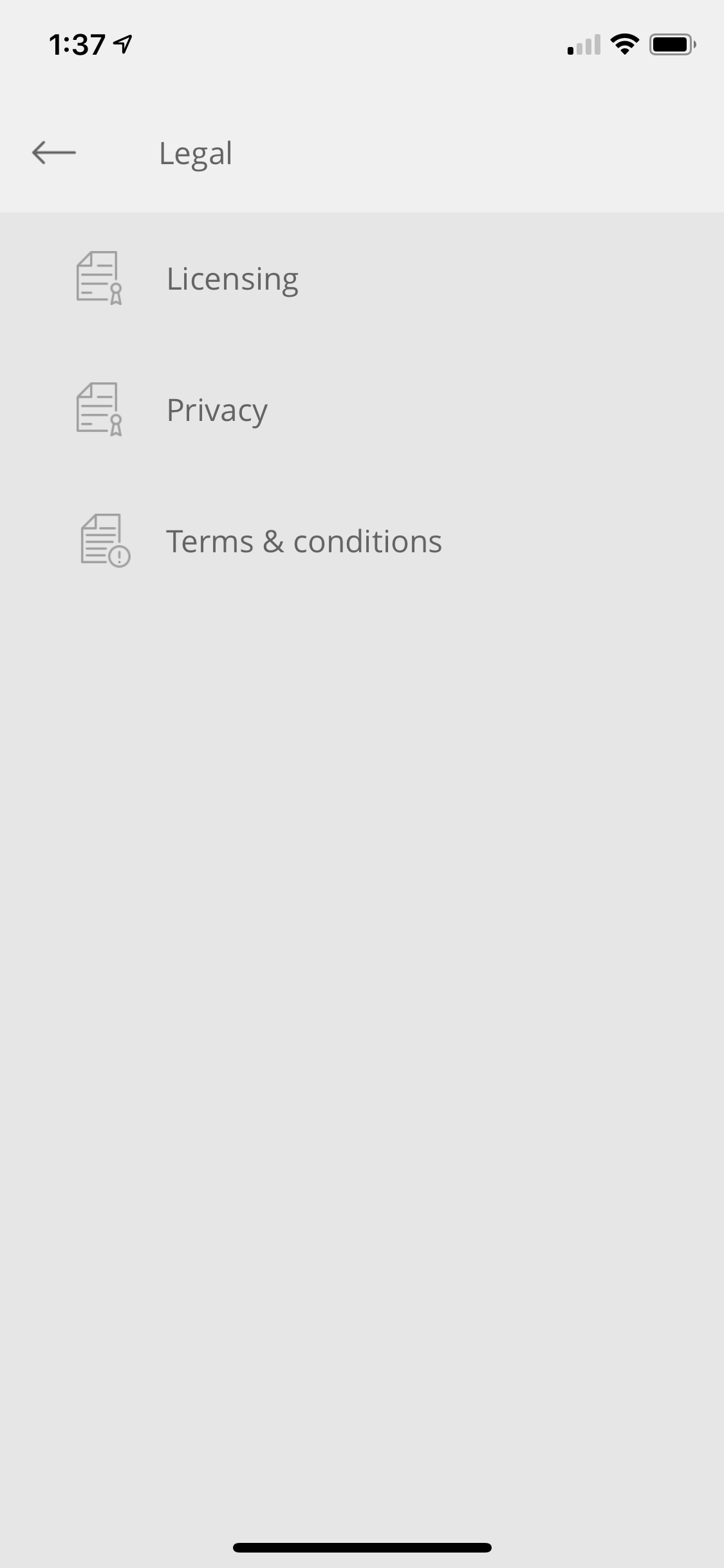Retro App - Using the menu - AFG Home Loans